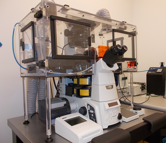 Nikon Epi-fluorescence microscope for live cell imaging (Ca2+ and ...